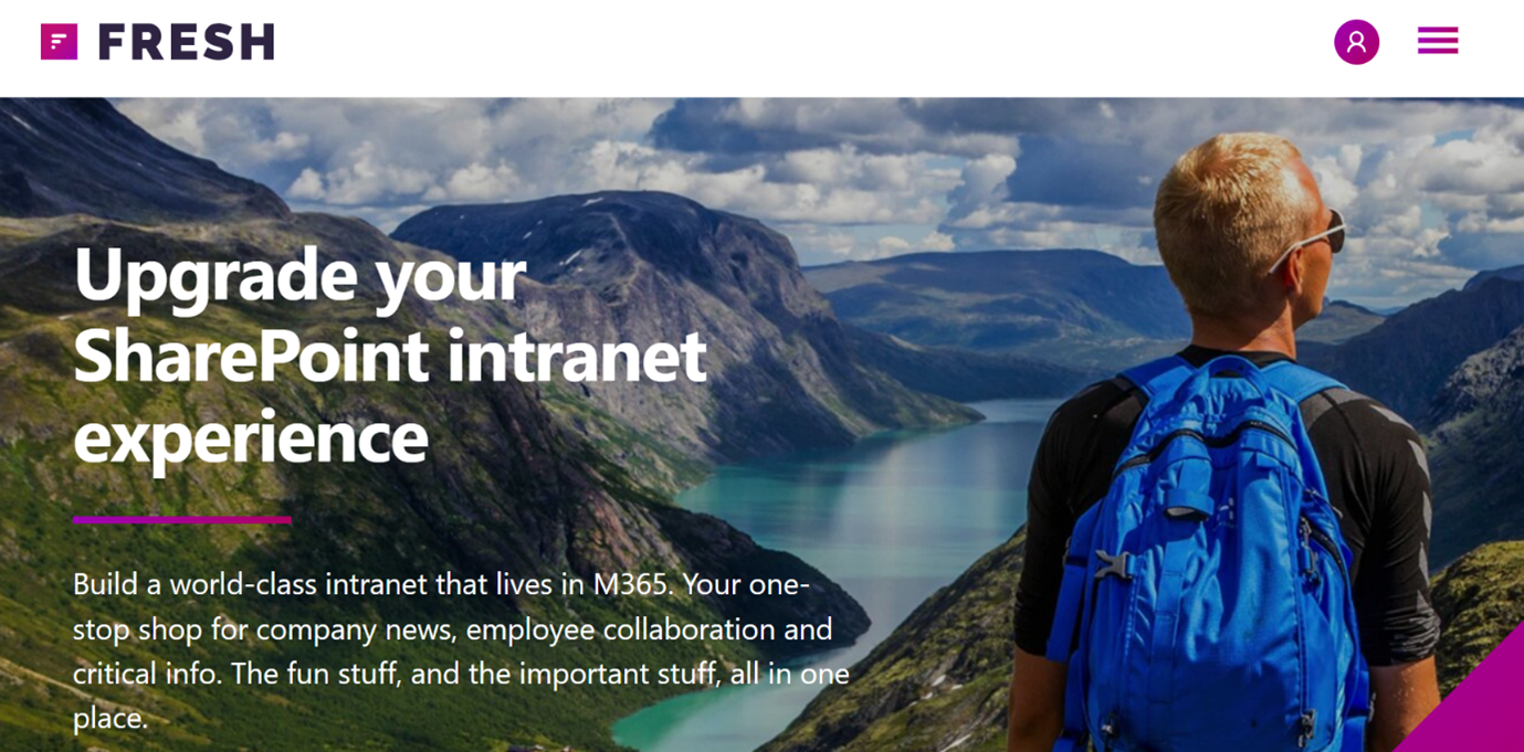 We’ve had a little reFresh - Fresh Intranet