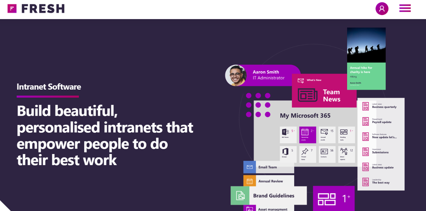 We’ve had a little reFresh - Fresh Intranet