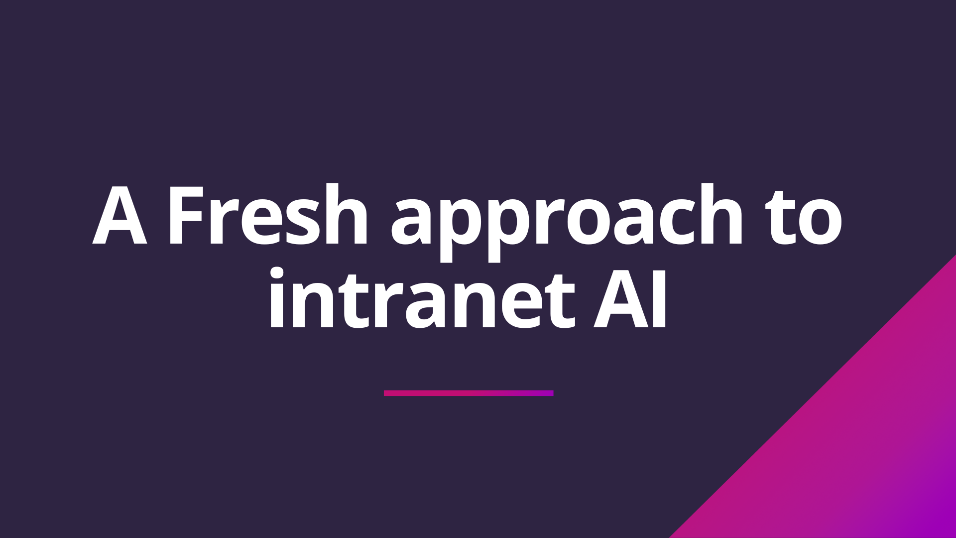 FreshMind - Fresh Intranet